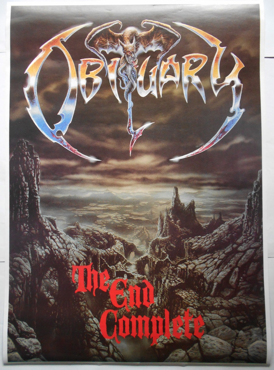 OBITUARY The End Complete Thrash Metal Band Rare Original 1990's ...